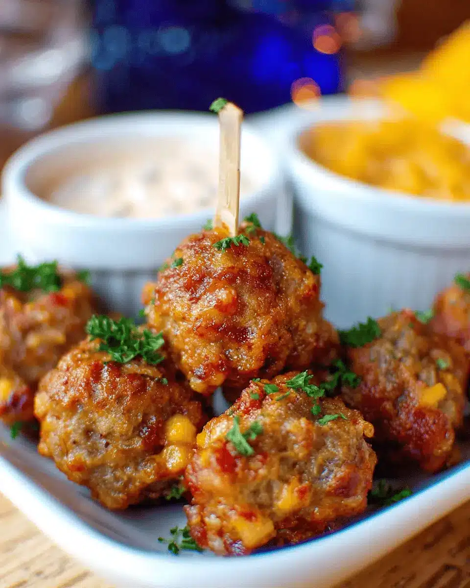 BEST Creole Sausage Balls - Recipes by Mother