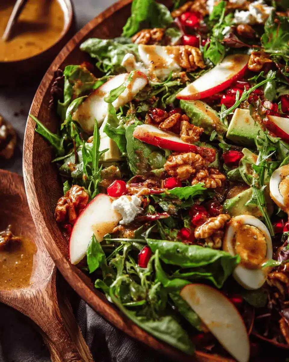 Christmas Salad with Honey Mustard Dressing. - Recipes by Mother